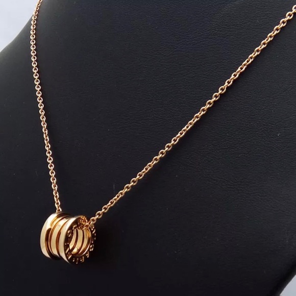 BVLGARI | Jewelry | Bulgari Bzero Rose Gold Chain Necklace | Poshmark